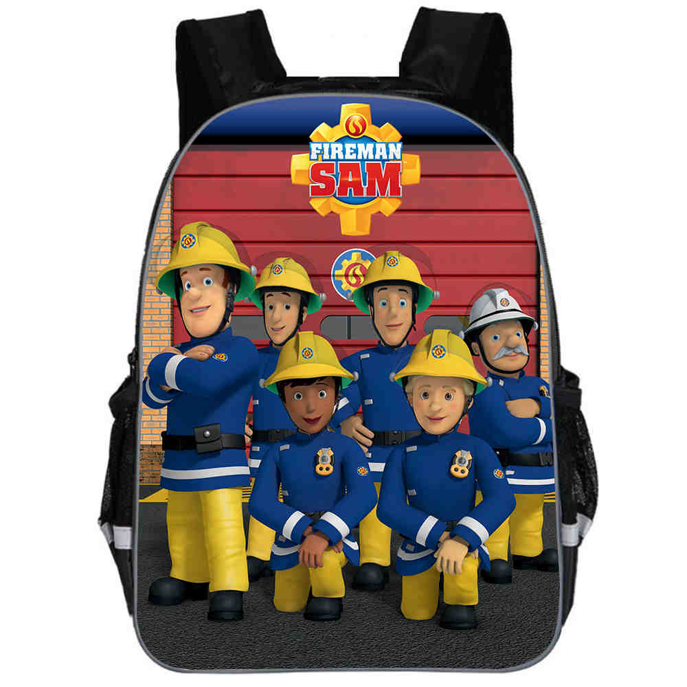 2Pcs/Set Portfolio For School Bag Girls Boys Fashion Fireman Sam Print ...