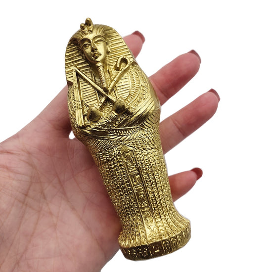 Coffin Mummy Miniature Model Pyramid Magic Tool Resin Ornaments Home D ...