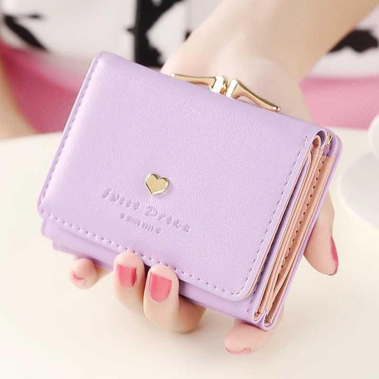 Fashion women wallets multi-function High quality small wallets rivet ...