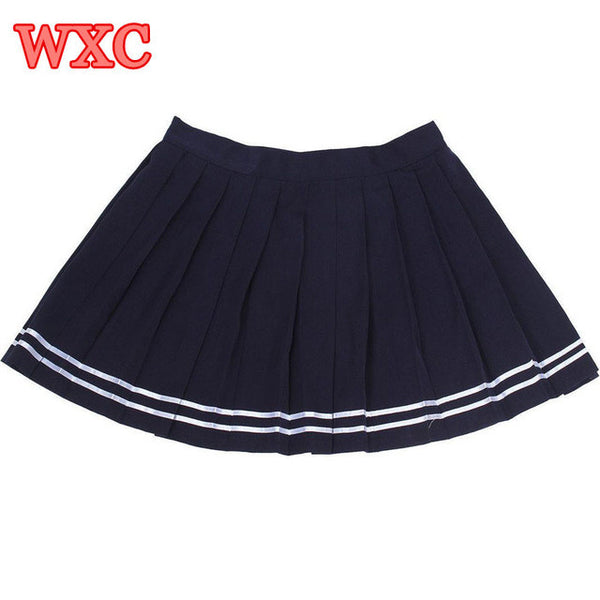 Japanese High Waist Pleated Skirts Anime Cosplay School Uniform JK Stu ...