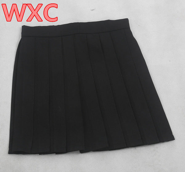 Japanese High Waist Pleated Skirts Anime Cosplay School Uniform JK Stu ...