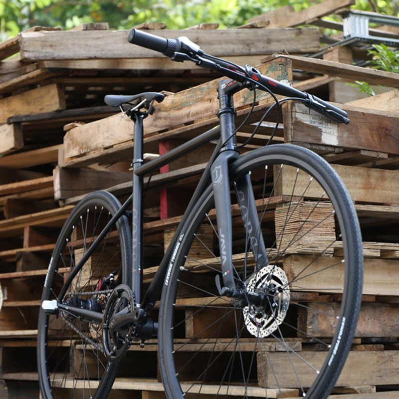 JAVA Corsa CR-MO Cyclocross Road Bike 700C Racing Bicycle With 3-Speed ...